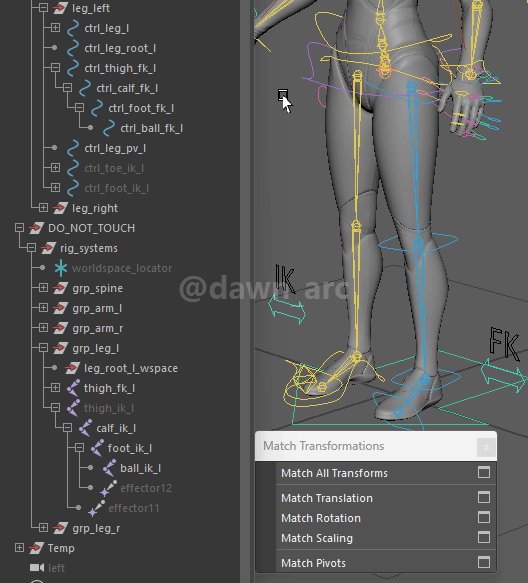 [Maya]Rigging 18 - Common Tricks